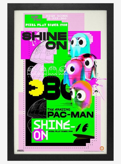 Pac-Man Shine On Amazing Pac-Man Framed Wall Art | Hot Topic