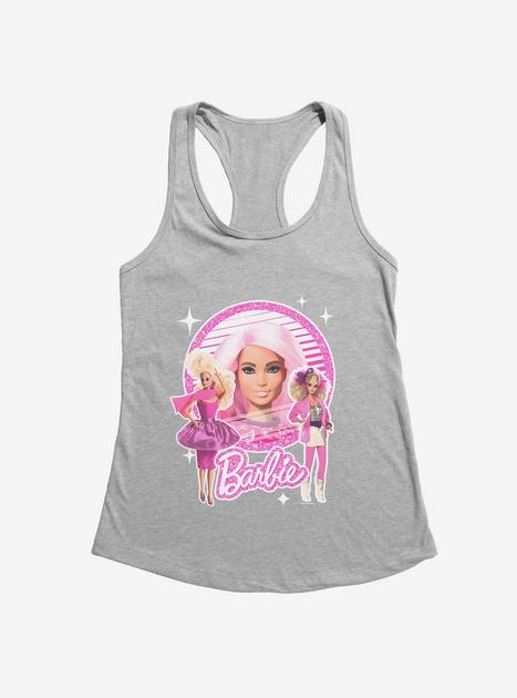 Barbie Glam Dolls Girls Tank - GREY | Hot Topic