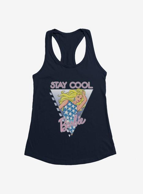 Barbie Stay Cool Logo Girls Tank - BLUE | Hot Topic