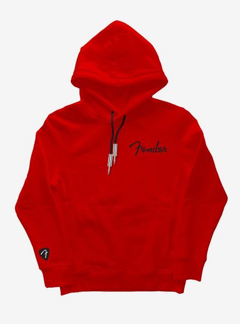 Fender Red Pull Over Hoodie | Hot Topic