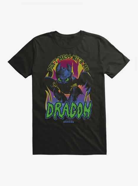 HTTYD Don't Mess With My Dragon T-Shirt - BLACK | Hot Topic