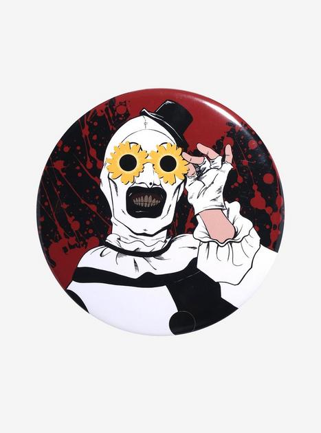 Terrifier Art Sunglasses 6 Inch Button | Hot Topic