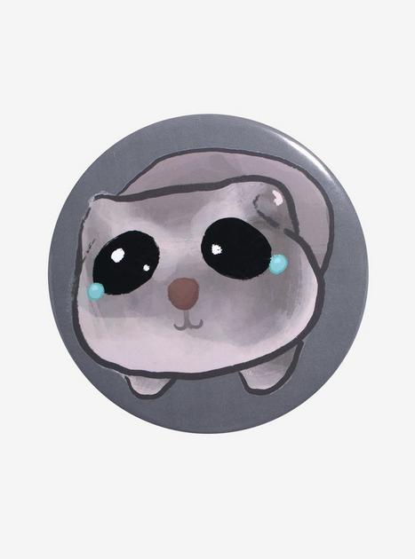 Crying Hamster 6 Inch Button | Hot Topic