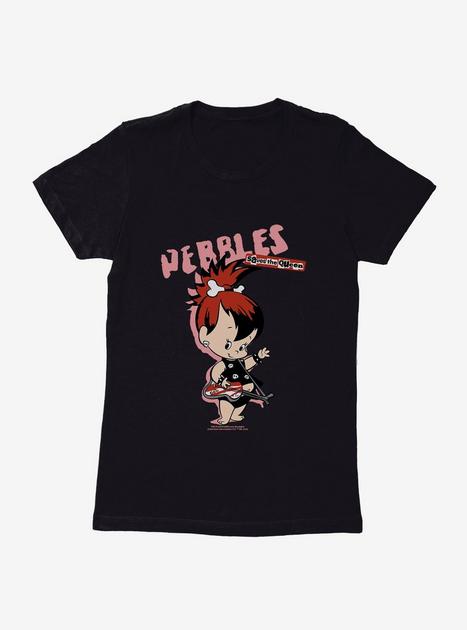 The Flintstones Pebbles Save The Queen Womens T-Shirt - BLACK | BoxLunch