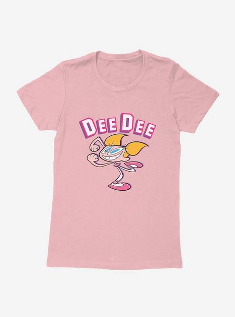 Dexter's Laboratory Dee Dee Dancing Womens T-Shirt - PINK | BoxLunch