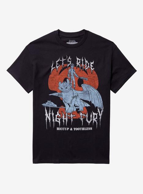 How To Train Your Dragon Duo Metal T-Shirt | Hot Topic