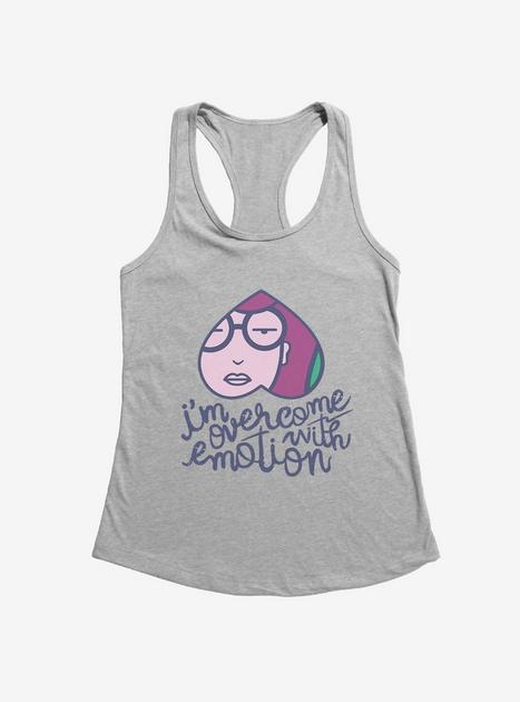 Daria I'm Overcome With Emotion Heart Girls Tank - GREY | Hot Topic