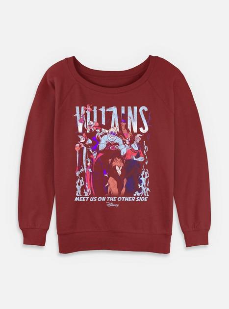 Disney Villains Villains Meet Us On The Other Side Womens Slouchy ...