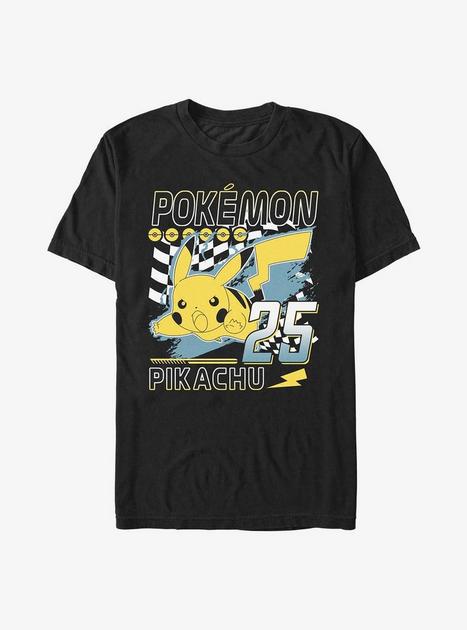 Pokemon Pikachu Racing T-Shirt - BLACK | Hot Topic