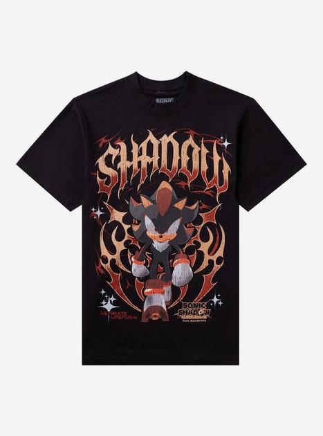 Sonic X Shadow Generations Shadow Vintage Print T-Shirt | Hot Topic