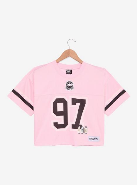 Dragon Ball Bulma Women's Cropped Football Jersey - BoxLunch Exclusive ...