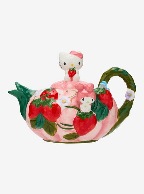 Blue Sky Hello Kitty & My Melody Strawberry Teapot | Hot Topic