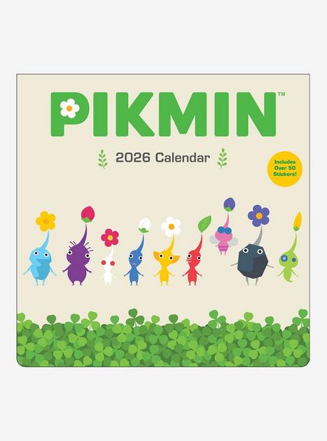 Pikmin 2026 Wall Calendar | BoxLunch