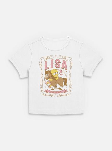 The Simpsons Lisa Hug It Out Cowgirl Women Baby T-Shirt - BEIGETAN ...