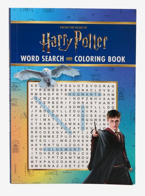 Harry Potter Word Search & Coloring Book | Hot Topic