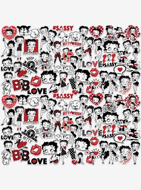 Betty Boop Limited Color Miscellaneous 100ct Sticker Pack | Hot Topic