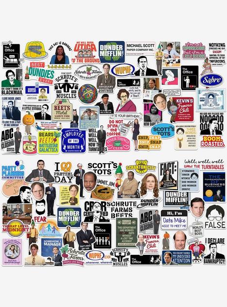 The Office Miscellaneous 100ct Sticker Pack | Hot Topic