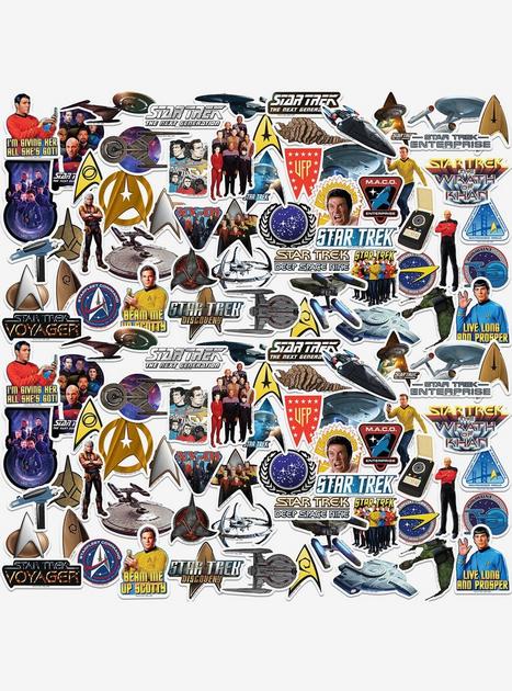 Star Trek Miscellaneous 100ct Sticker Pack | Hot Topic