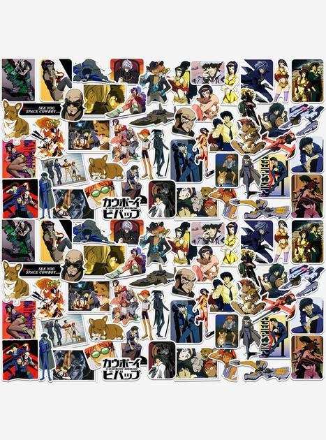 Cowboy Bebop Season 1 Miscellaneous 100ct Sticker Pack | Hot Topic