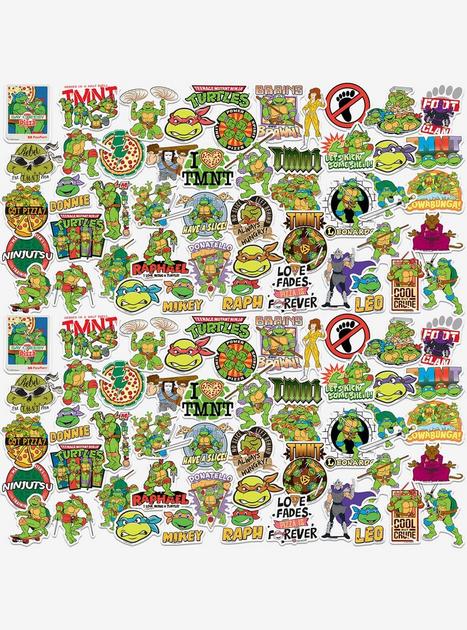 Teenage Mutant Ninja Turtles Variety Miscellaneous 100ct Sticker Pack ...