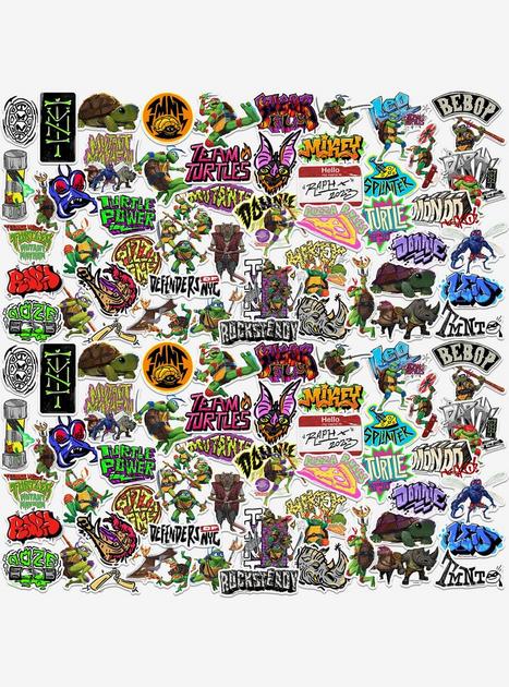Teenage Mutant Ninja Turtles: Mutant Mayhem Miscellaneous 100ct Sticker ...