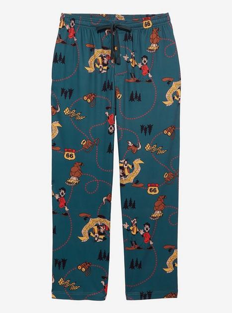 Disney A Goofy Movie Max & Goofy Road Trip Allover Print Sleep Pants ...