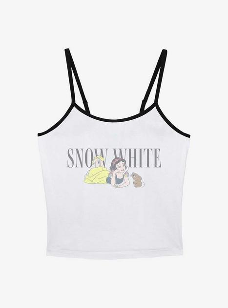 Disney Princesses Snow White Laying Down Pose Girls Cami - WHITE | Hot ...