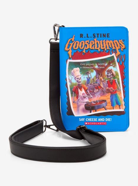 Loungefly Goosebumps Say Cheese And Die! Book Crossbody Bag | Hot Topic