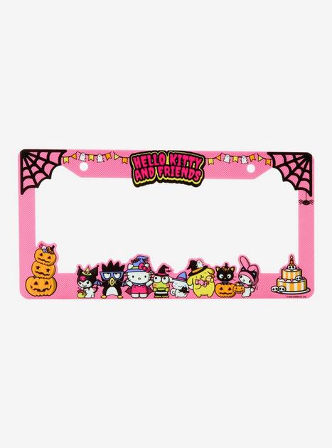 Hello Kitty And Friends Halloween License Plate Frame | Hot Topic
