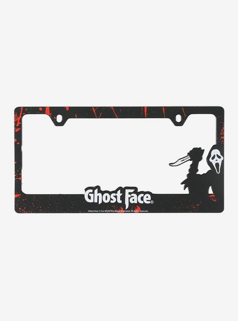 Ghost Face Bloody License Plate Frame | Hot Topic