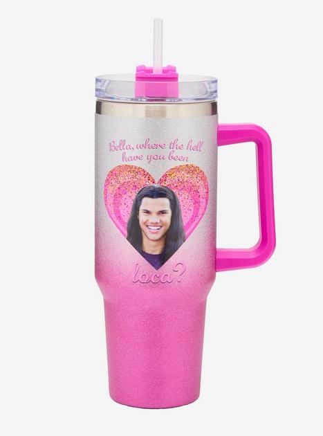 The Twilight Saga Jacob Loca Glitter Stainless Steel Travel Cup | Hot Topic