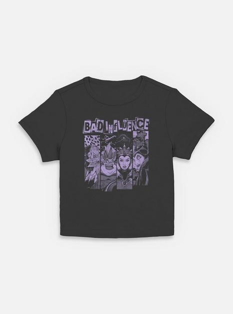 Disney Villains Bad Influence Villains Women Baby T-Shirt - BLACK ...