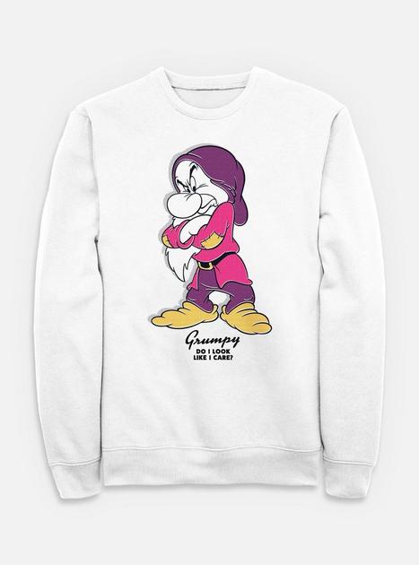 Disney Snow White and the Seven Dwarfs Grumpy Portrait Sweatshirt ...
