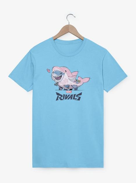 Marvel Rivals Lovely Jeff Shark T-Shirt - BLUE | BoxLunch