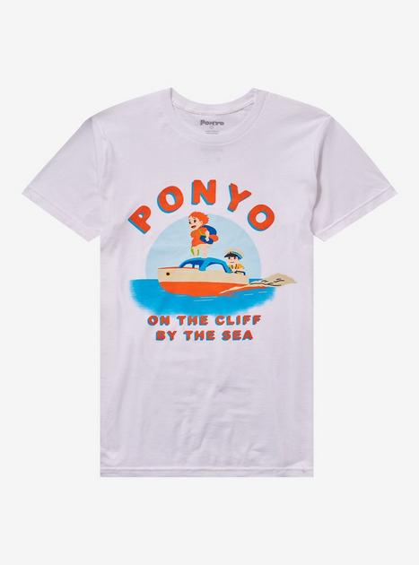 Studio Ghibli® Ponyo Boat Duo Boyfriend Fit Girls T-Shirt | Hot Topic