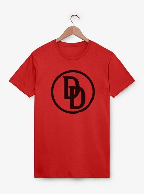Marvel Daredevil: Born Again Monogram Logo T-Shirt - RED | BoxLunch