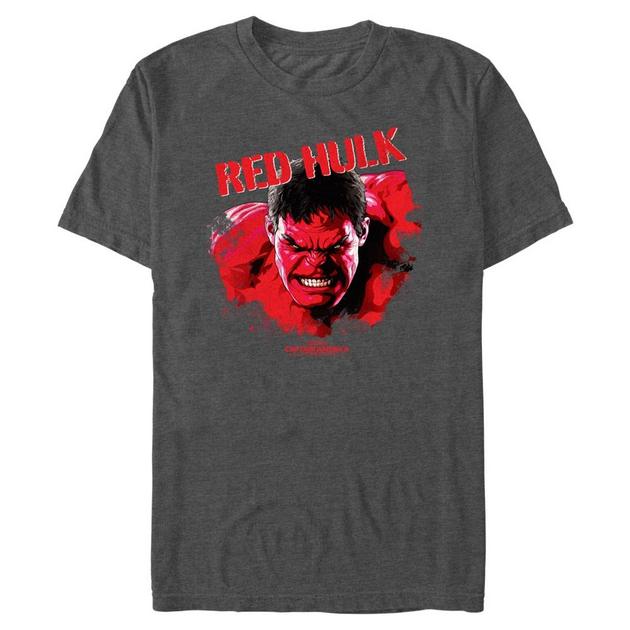 Captain America: Brave New World Red Hulk Bust T-Shirt - GREY | BoxLunch