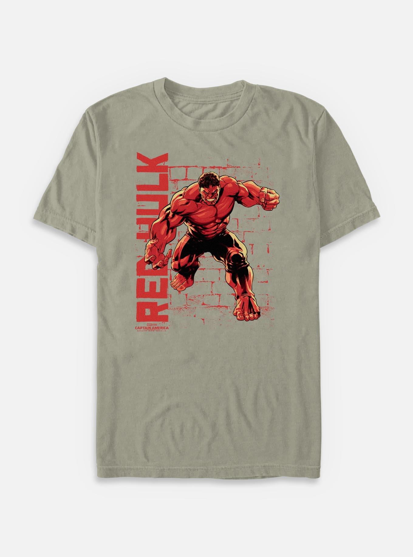 Captain America: Brave New World Stone Wall Hulk Garment Dye T-Shirt ...