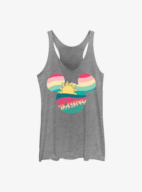 Disney Mickey Mouse Retro Spring Break Girls Tank - GREY | Hot Topic