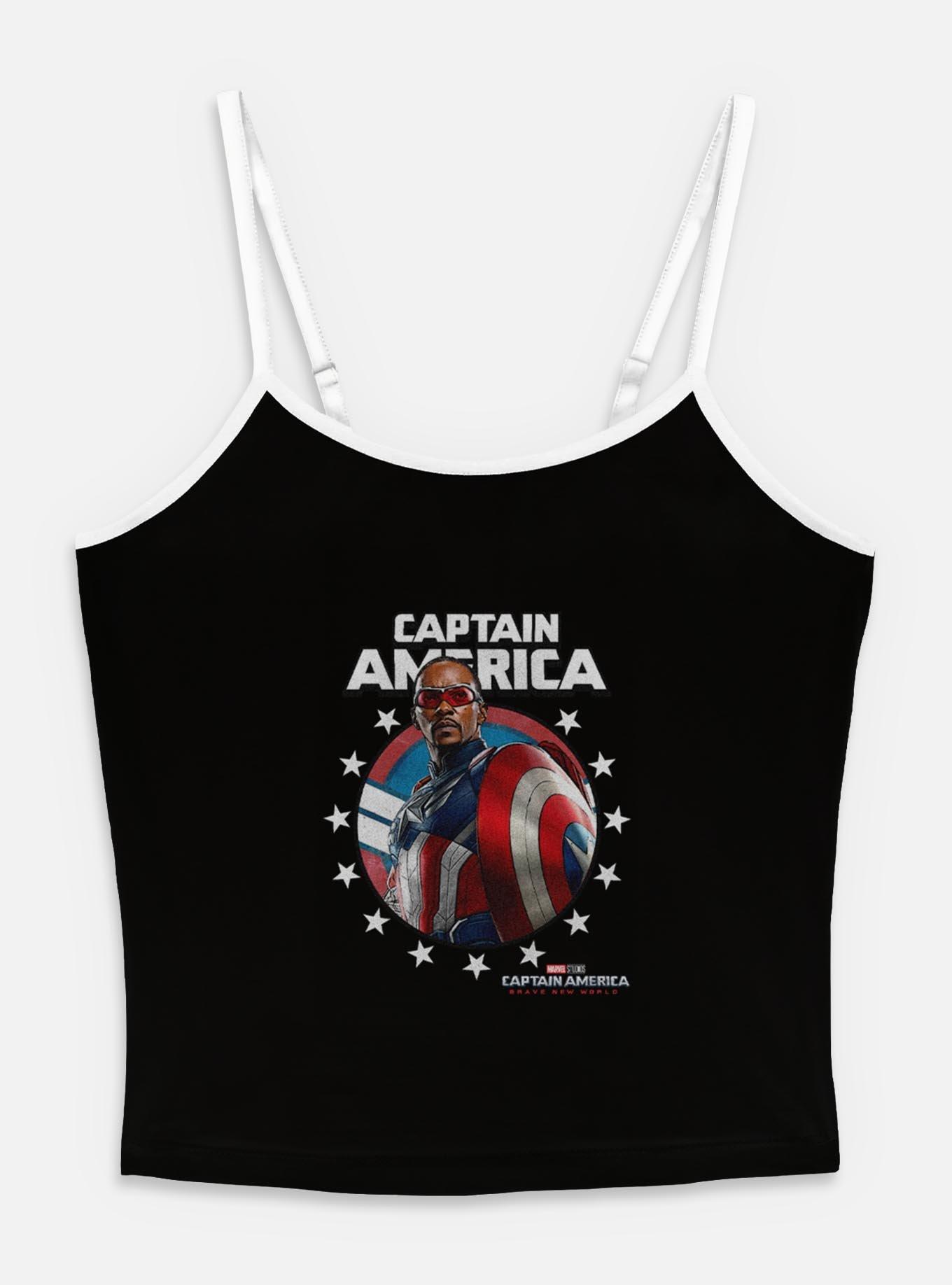 Captain America: Brave New World Captain Portrait Womens Cami - BLACK ...