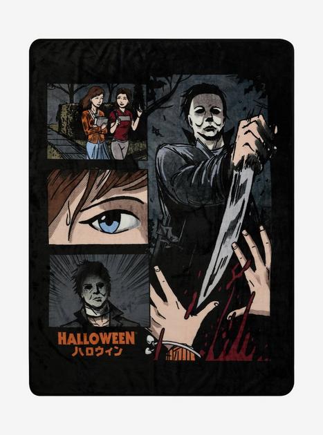 Halloween Comic Panels Throw Blanket | Hot Topic