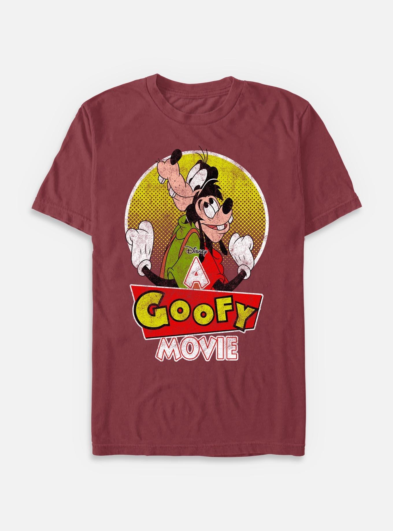 Disney Goofy Goofy And Son Garment Dye T-Shirt - RED | BoxLunch