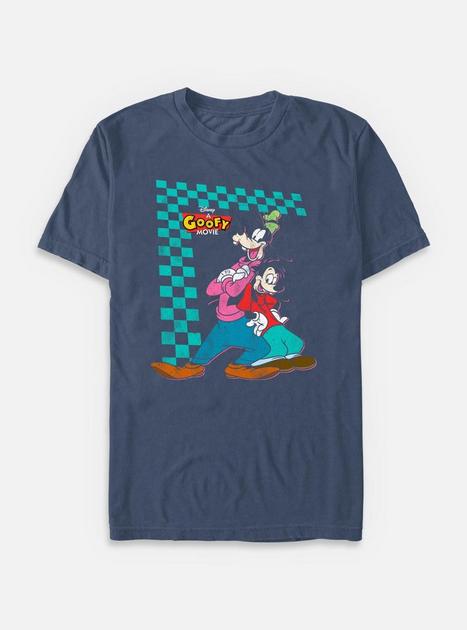 Disney Goofy Goofy And Max Stance Garment Dye T-Shirt - BLUE | BoxLunch