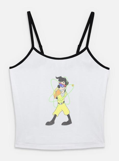 Disney Goofy Powerline Style Womens Cami - WHITE | BoxLunch