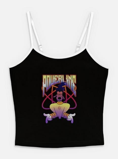 Disney Goofy Powerline Jam Womens Cami - BLACK | BoxLunch