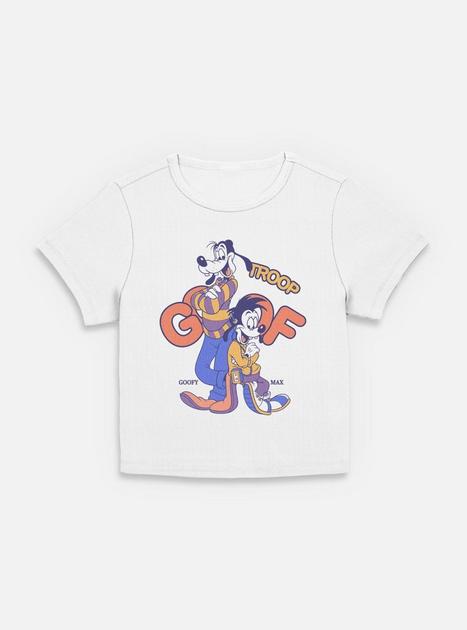 Disney Goofy Goof Troop Duo Women Baby T-Shirt - BEIGETAN | BoxLunch