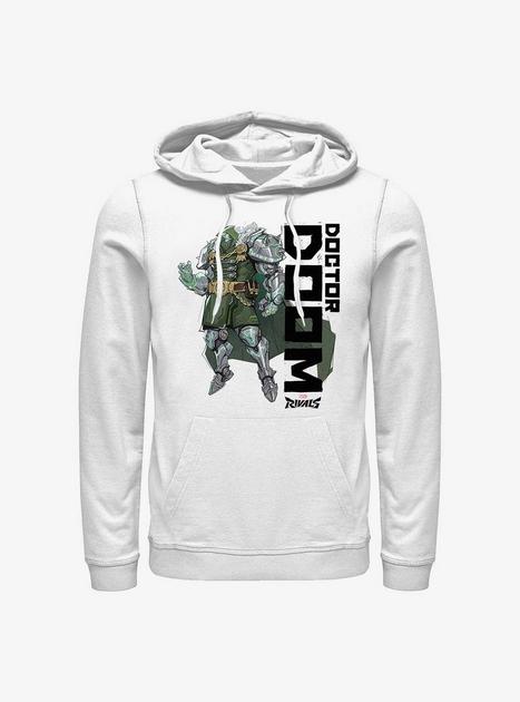 Marvel Rivals Doctor Doom Hoodie - WHITE | Hot Topic