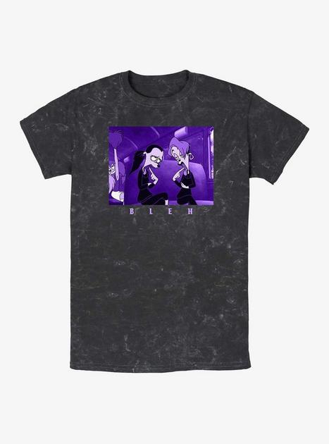 Disney A Goofy Movie Goth Kids Bleh Mineral Wash T-Shirt - BLACK | Hot ...