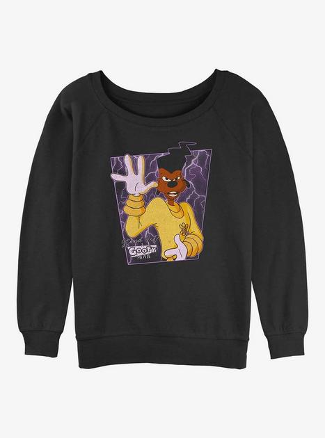Disney A Goofy Movie Stand Out Powerline Girls Slouchy Sweatshirt ...