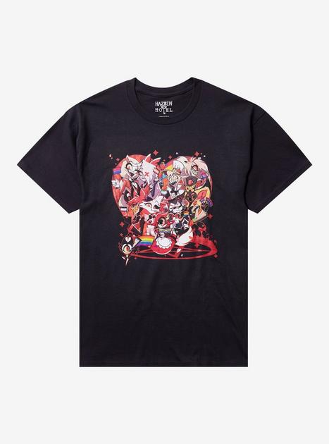 Hazbin Hotel Pride Flags Group T-Shirt Hot Topic Exclusive | Hot Topic